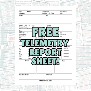 Telemetry Cheat Sheet - RN New Grads